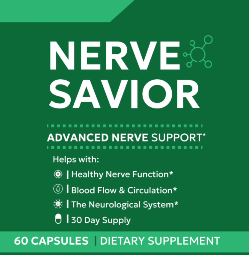 Nerve Savior Health Supplement - 60 Capsules Genuine – pharmagetics