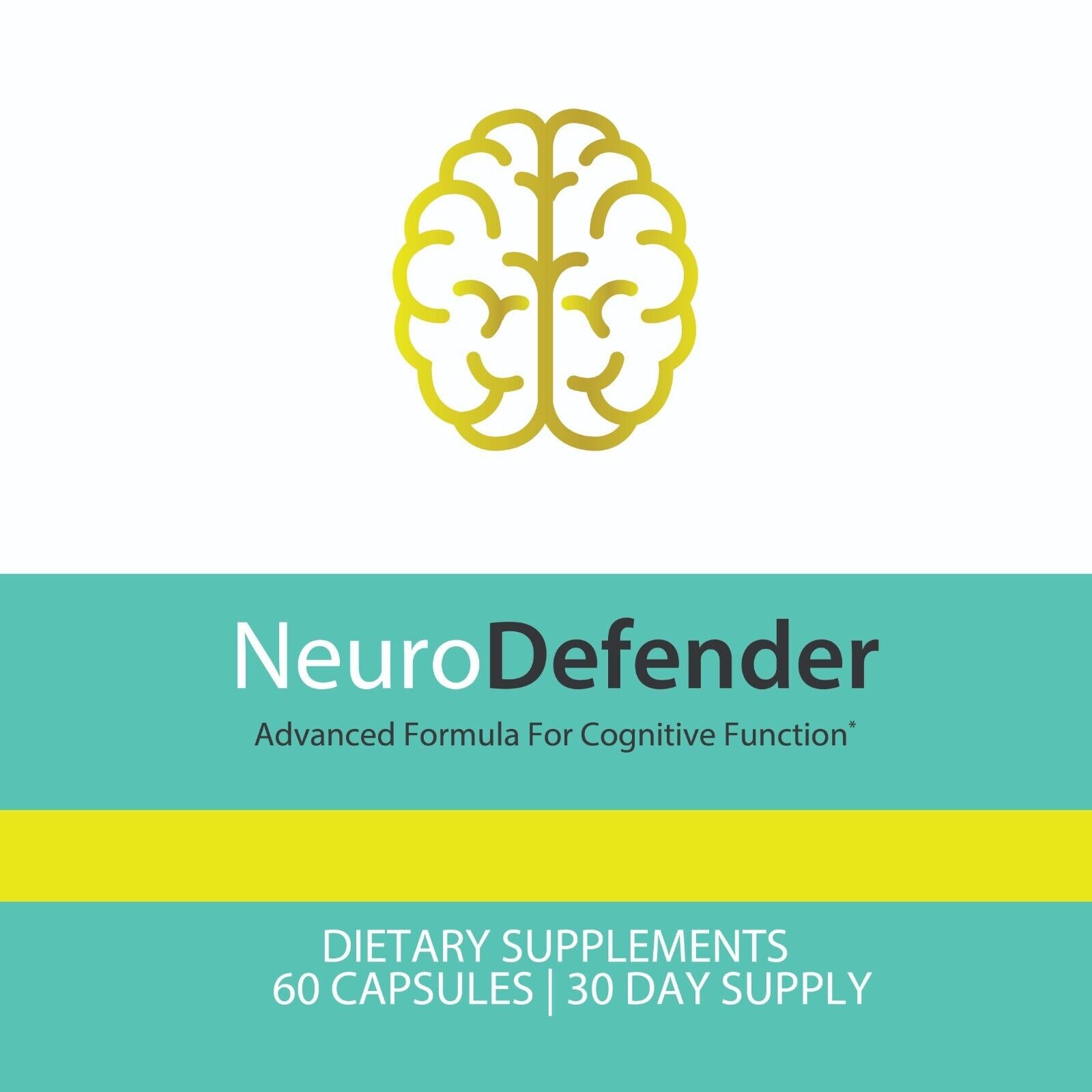 Neuro Defender Cognitive for Enhanced Memory Brain Support-60 Capsules ...