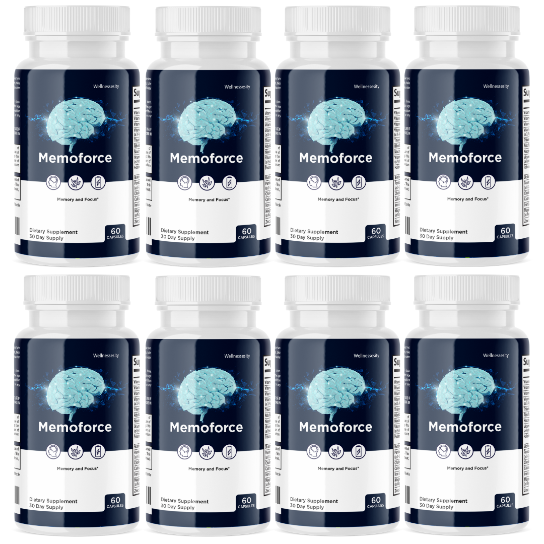 Memoforce Brain Health Booster Memory Cognitive Health & Wellness - 8 ...