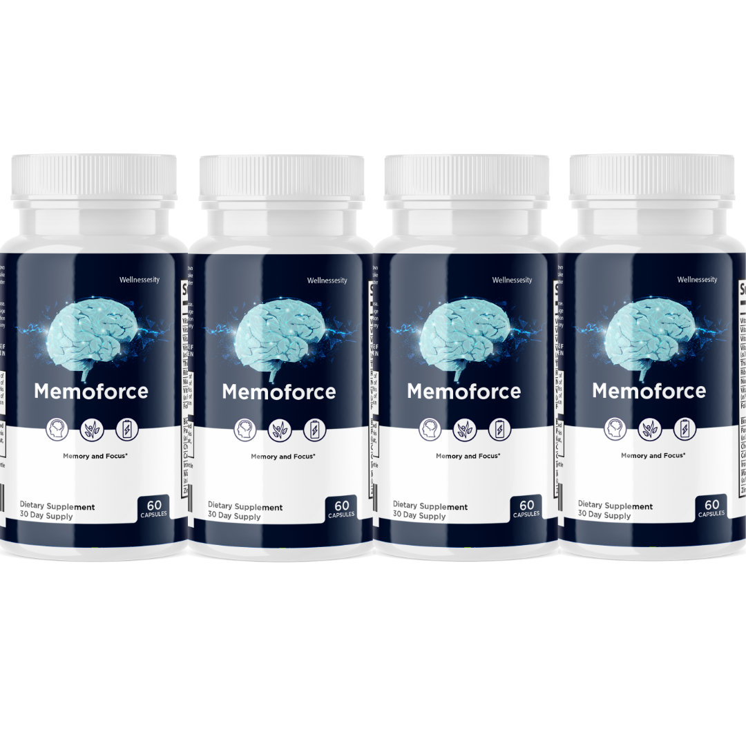 Memoforce Brain Health Booster Memory Cognitive Health & Wellness - 4 ...