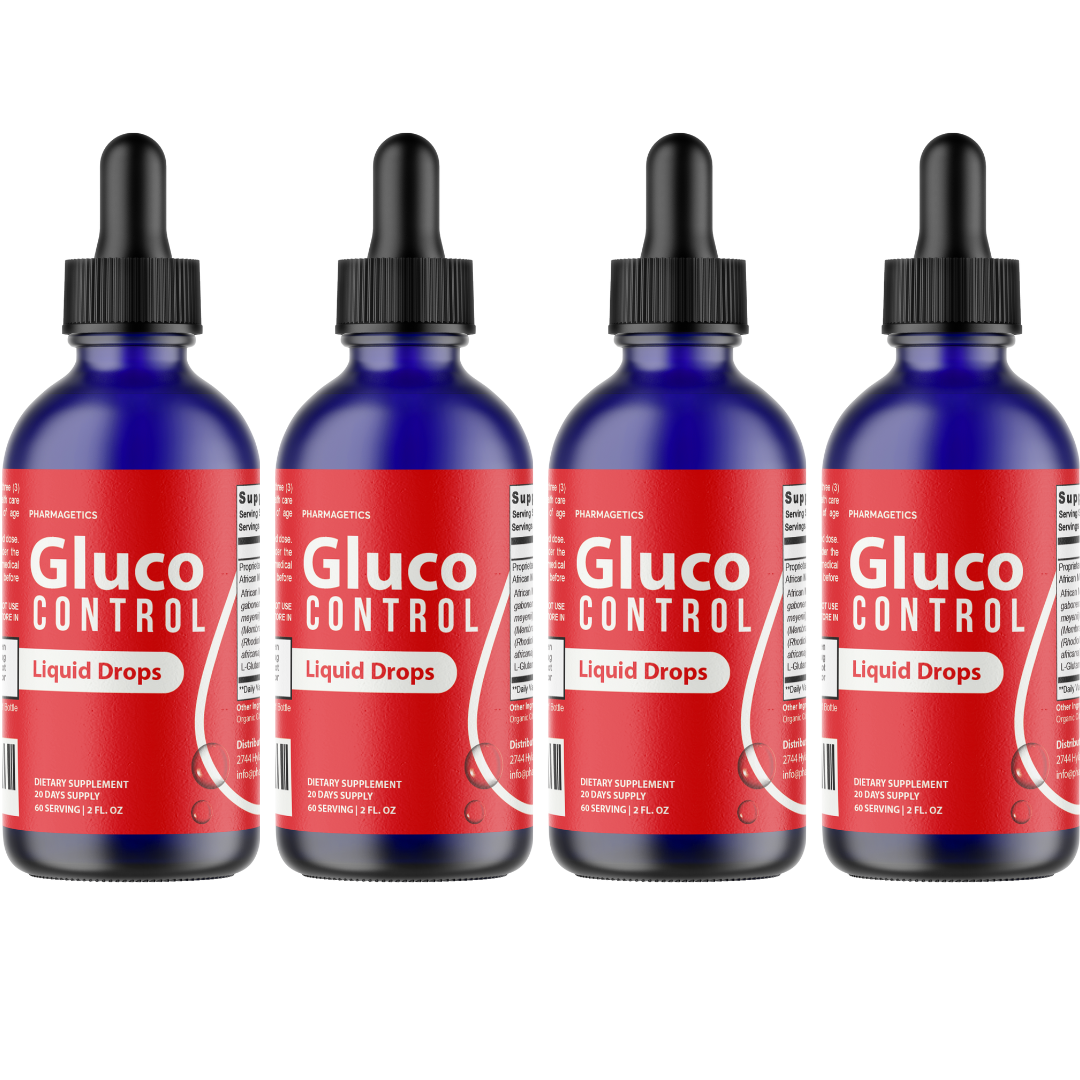 Gluco Control Liquid Drops Healthy Blood Support GlucoControl Drops 4 ...