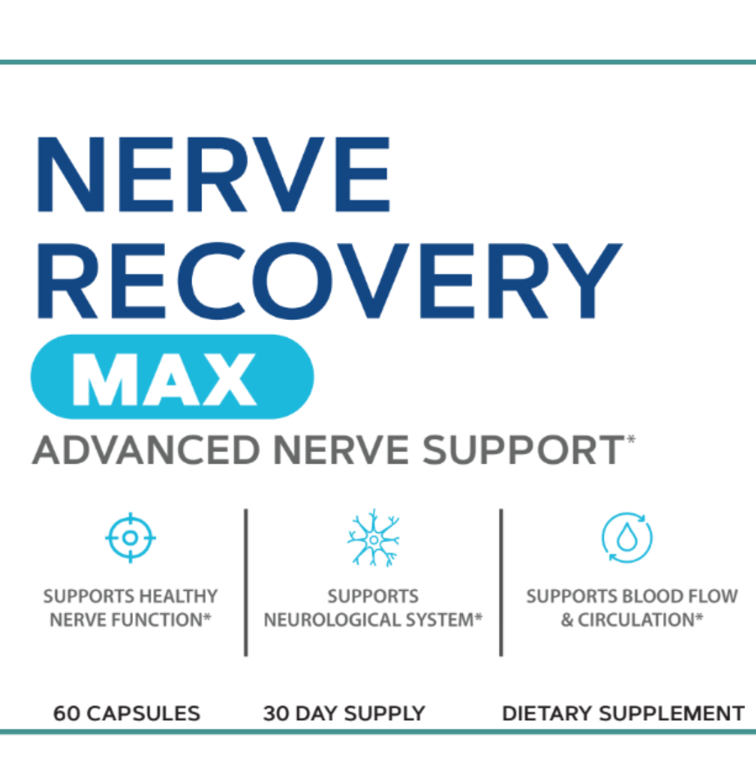 Nerve Recovery Max Advanced Nerve Support - 60 Capsules Authentic ...