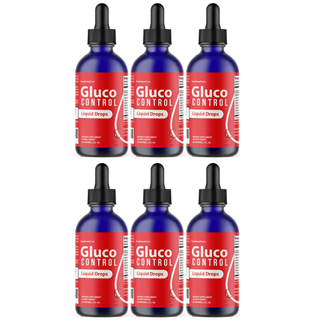 Gluco Control Liquid Drops Healthy Blood Support GlucoControl Drops 6 ...
