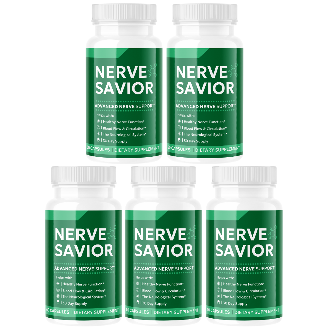 Nerve Savior Health Supplement - 5 Pack – pharmagetics