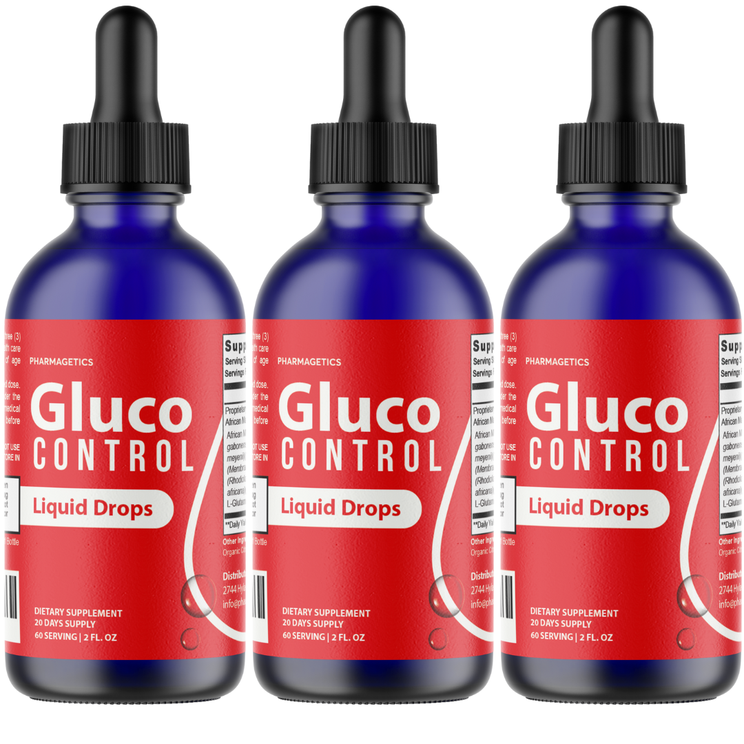 Gluco Control Liquid Drops Healthy Blood Support GlucoControl Drops 3 ...