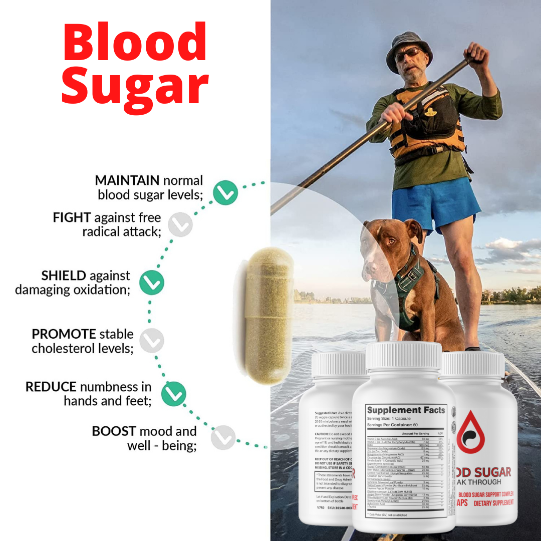 Blood Sugar Breakthrough Blood Sugar Support Complex 12 Bottles 720 Ca ...