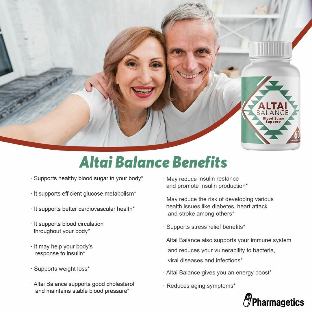Altai Balance Herbal Supplement Supports Blood Sugar - 5 Bottles 300 C ...