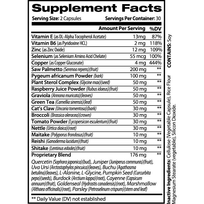 ProstaPlex - Proprietary Prostate Support Prosta Plex - 60 Capsules ...